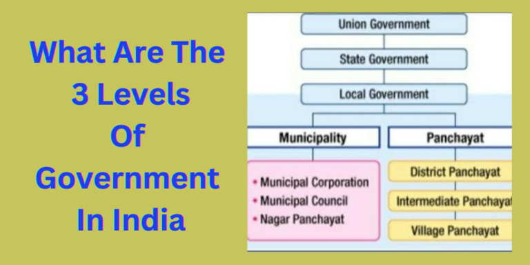 What Are The 3 Levels Of Government In India - Chooser